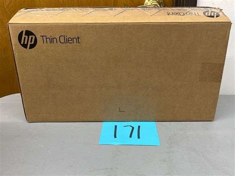 Hp T Thin Client W Box Earl S Auction Company