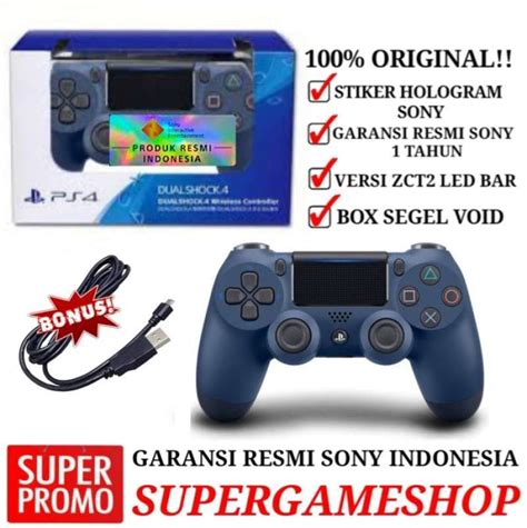 Jual Supergameshop Dualshock 4 Ds4 Wireless Led Bar Controller Joystick Ps4 Original