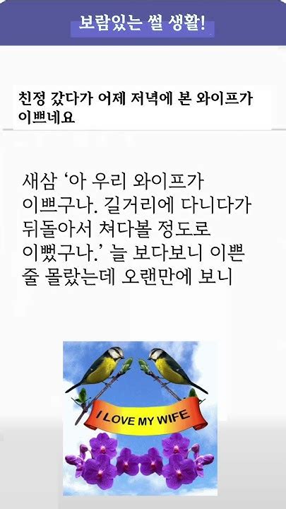 친정 갔다가 어제 저녁에 본 Youtube