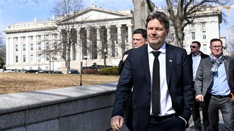 Usa Reise Warum Robert Habeck Sich Fast Wie Ein Kanzler Fühlen Konnte