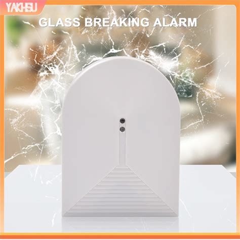 Yakhsu Lightweight Wired Glass Break Detector Wired Glass Break Sensor Burglar Alarm System