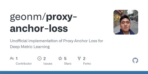 Github Geonmproxy Anchor Loss Unofficial Implementation Of Proxy