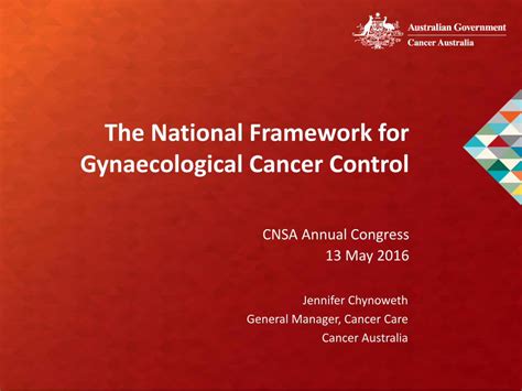 Pdf The National Framework For Gynaecological Cancer Controldownload