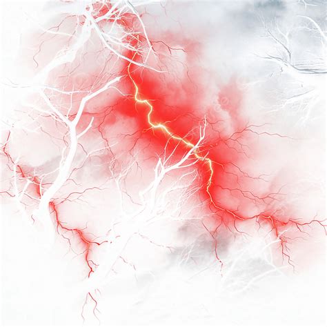 Red Lightning Current Weather Thunder And Lightning Visual Effects