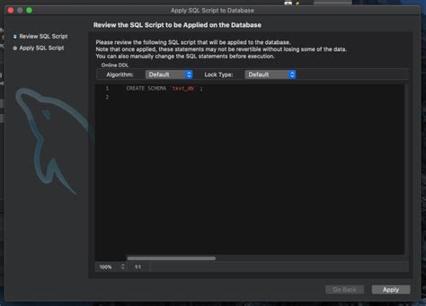 Using Mysql Workbench On Macos Catalina 2019 Tech Cookbook