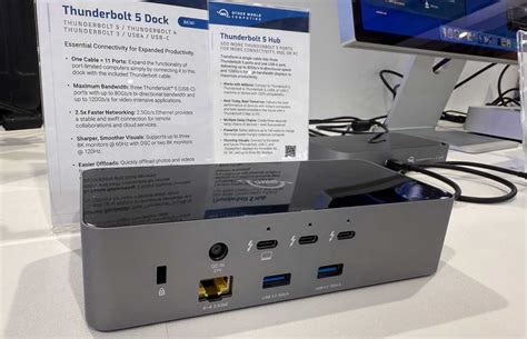 Owc Computex 2025巡禮：最專業最新的thunderbolt 5設備都在這展出！owc Thunderbolt 5 Dock也將開賣 電腦diy