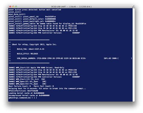 Enabling Debug Uarts On Dfu Like Iboot