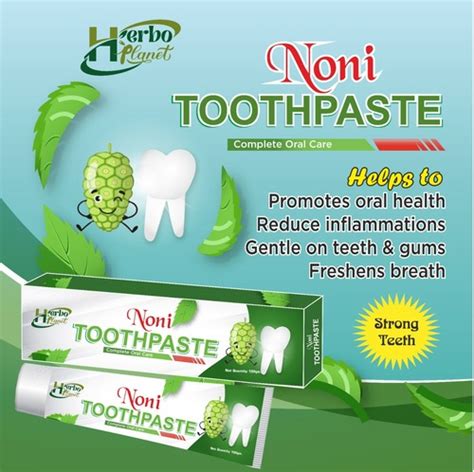 Herbal Noni Toothpaste Ingredients Herbs At Best Price In Jaipur Herboplanet Llp