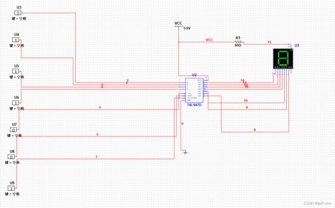 mutisim仿真 译码电路设计 译码器multisim仿真 csdn博客