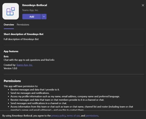Build Microsoft Teams Bot Extension Using Typescript