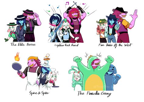 Deltarune The Fun Gang By Taraminiru On Deviantart
