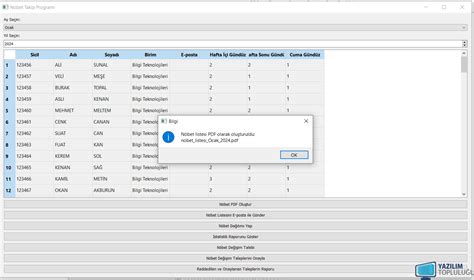 Python Ile Nöbet Takip Ve Dağıtım Sistemi Sqlite Pyqt5 Ve Excel