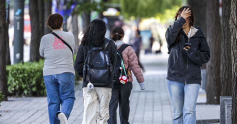 10도 이하로 떨어진 주말 아침