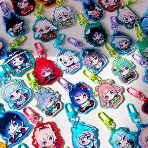 Cute Genshin Impact Charms Modstat Diluc Kaeya Albedo Klee Venti Eula Paimon Razor Lisa