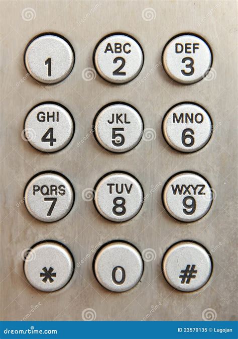 Phone Keys Stock Image Image Of Type Alphanumeric Bank 23570135