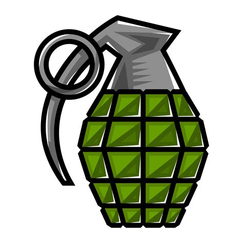Hand Grenade Vector Illustration 550401 Vector Art At Vecteezy