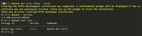 there was an error trusting developer certificate · issue 3421
