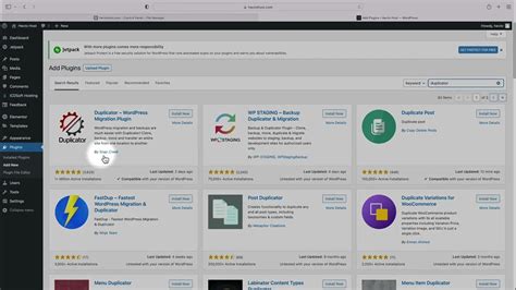 How To Copy Wordpress With A Plugin Duplicator Youtube