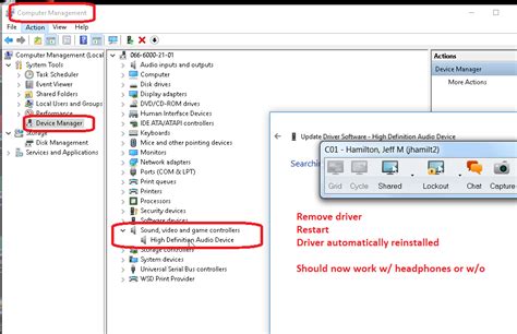 Audio Uninstall Driver HamiltonInTheClassroom
