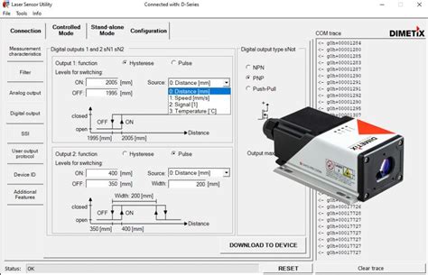 Laser Distance Sensors Innovation Results In New Output Features Laser View Technologies