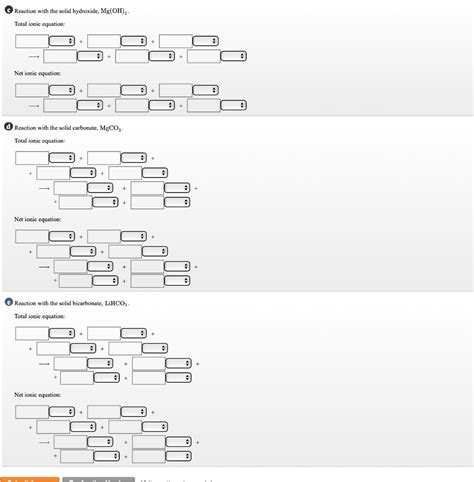 Solved Write Balanced Molecular Equations In Total Ionic And Chegg