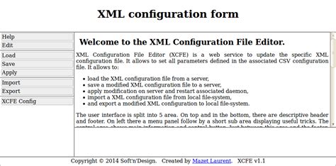 Xml Configuration File Editor