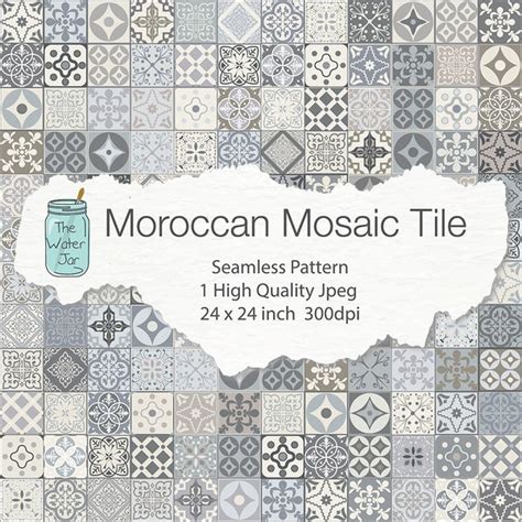 Printable Mosaic Patterns Etsy