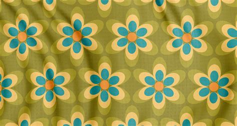 Vibrant 70s Patterns Behance
