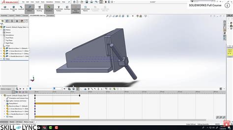 Setting Up The Simulation In Solidworks Motion Analysis For The Machine Vice