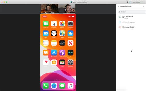 How To Share Your Iphone Ipad And Android Screen With Cisco Webex