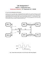 Lab Assignment 1 Pdf Lab Assignment 1 EE5518 AY2022 2023 Sem1 Submission Deadline 12th