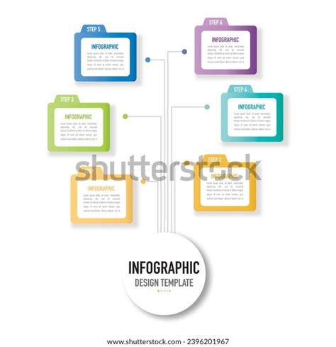 Folder Branch Mind Map Infographic Template Stock Vector Royalty Free