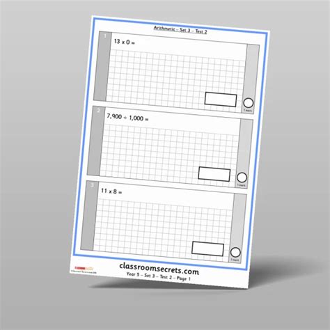Year 5 Spring 1 Arithmetic Test Resource Classroom Secrets