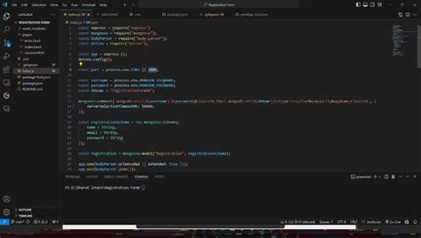 Nodejs And Mongodb For User Registration Form Manojkumar Baratam