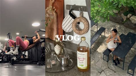 Vlog 주5일 운동하는 선재 과몰입러 브이로그 애사비 다이어트 연어 간장구이 신당 핫플카페 마켓컬리 추천템 Youtube