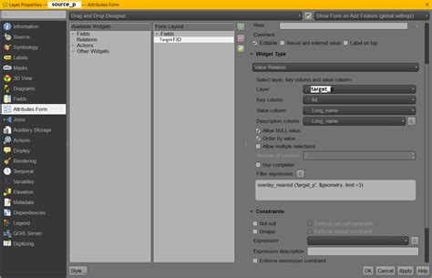 Proximity Qgis Value Relation Dropdown Filter By Overlaynearest