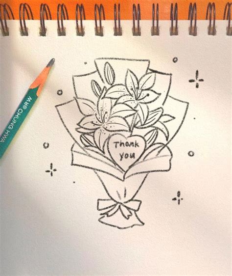 好看花束简笔画教程简单笔画怎么画（汇总10张） 简笔画图片大全