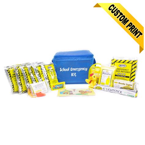13069 School Emergency Kit New Improved 18 Piece Full Line Of