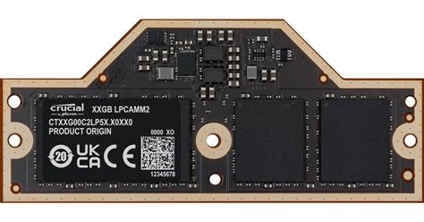 Crucial 32gb Lpddr5x 7500 Mhz Lpcamm2 Memory Module