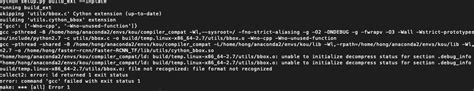 some errors happened when i run make for cython module · issue 339
