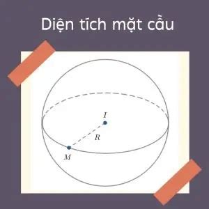 Công thức Diện tích mặt cầu và thể tích hình cầu