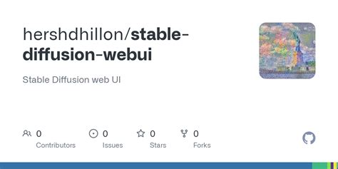 GitHub Hershdhillon Stable Diffusion Webui Stable Diffusion Web UI