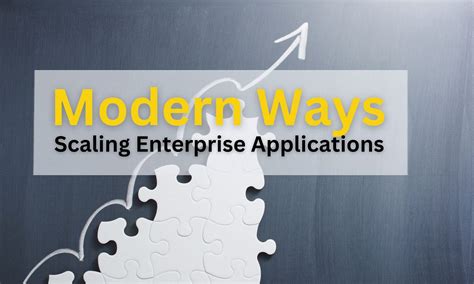 4 Modern Ways To Scale Enterprise Applications By Ashan Fernando Bits And Pieces