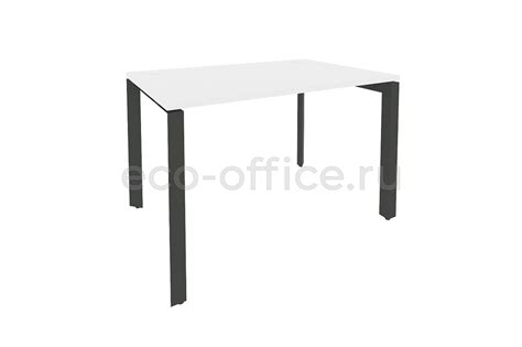 Купить Стол рабочий на П образном м к Onix O Mp Sp 2 8 Белый Бриллиант Антрацит металл по цене