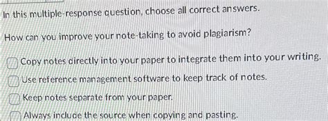 Solved In This Multiple Response Question Choose All