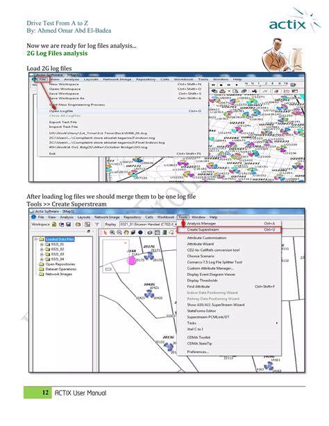 Drive Test From A T Z Part 3 Actix Pdf