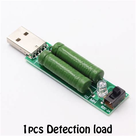 2a1a Discharge Aging Resistor Usb Power Adapter Usb Charging Current Detection Load Tester Lazada