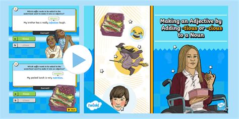 Making An Adjective By Adding The Suffix To A Noun SPaG