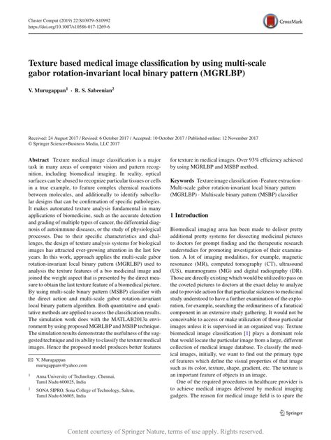 texture based medical image classification by using multi scale gabor