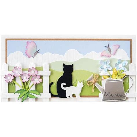 Marianne Design Craftables Punch Cutting Die Xl Butterflies Cr1678